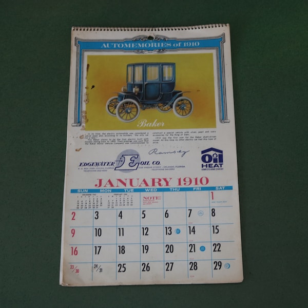 1966 Calendar - Etsy