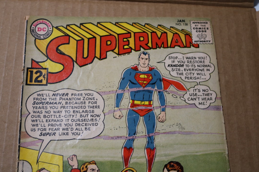 D C Comics SUPERMAN #158 and 160 Kandor and First Appearance of ...