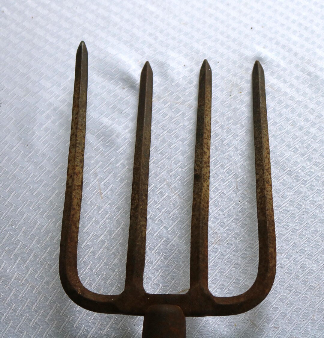 Very Old Four Tine Heavy Duty Pitchfork No Handle From an Old New ...