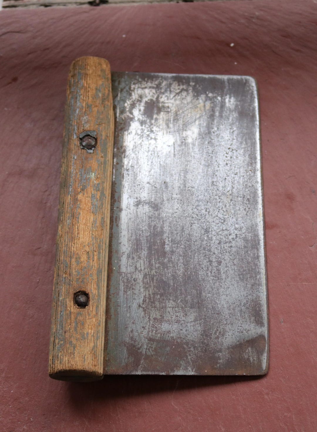 Two Primitive Country Kitchen Choppers/ Scapers / Cutters From an Old ...