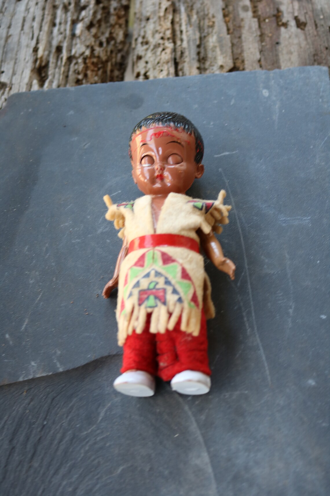 Set of Three Vintage Native American Canadian Dolls Great | Etsy