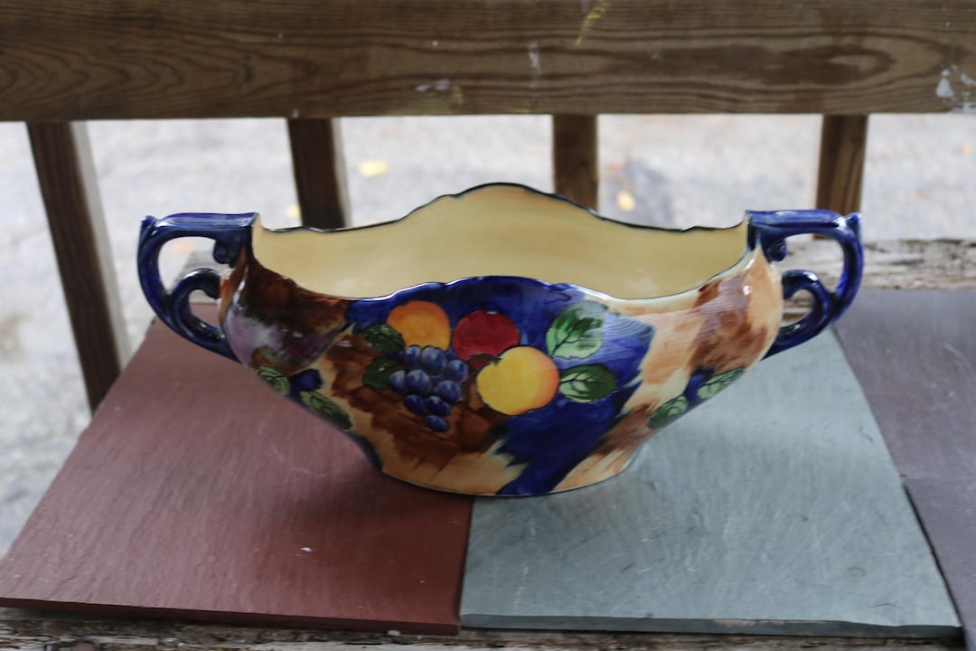 English Art Deco CENTERPIECE "autumn" by H & K Tunstall Pottery England ...
