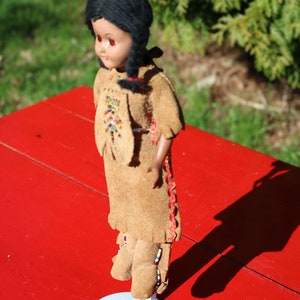 Set of Three Vintage Native American Canadian Dolls Great Detail on ...