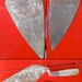 Set of Two Large Triangle TROWELS Building Art Projects Cement Glue ...