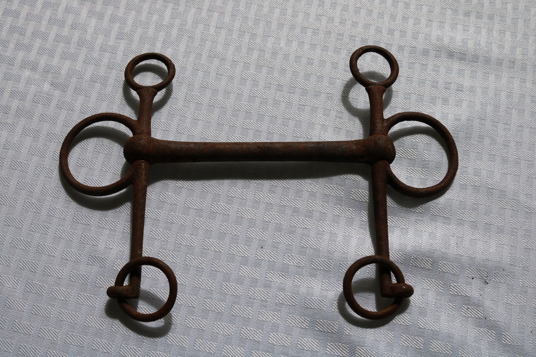 1800s HORSE BRIDLE BIT Hand Forged for Repurpose Yard Art - Etsy