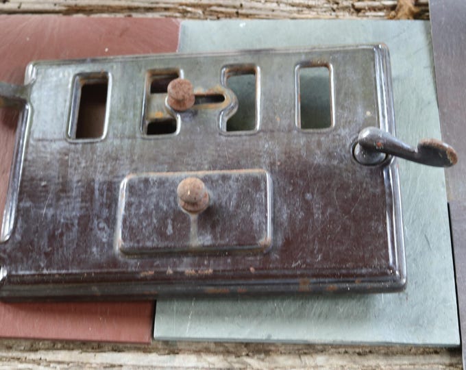 Cast Iron Door From A Glenwood Cabinet No. 14 Coal Stove Made by Weir ...