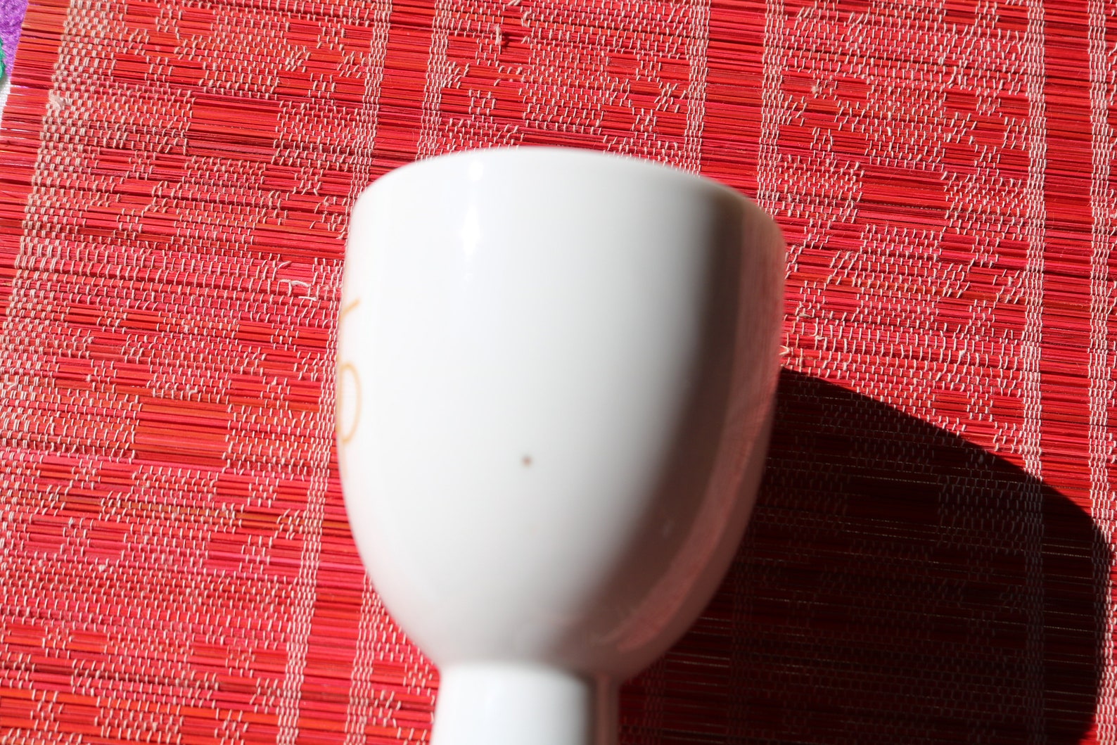 80s White Glass WEDDING CHALISE Cross With Two Rings - Etsy