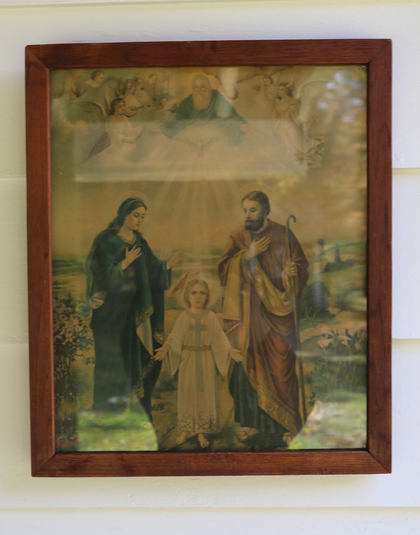 Antique Early 1900's Holy Trinity and Family of Christ ...