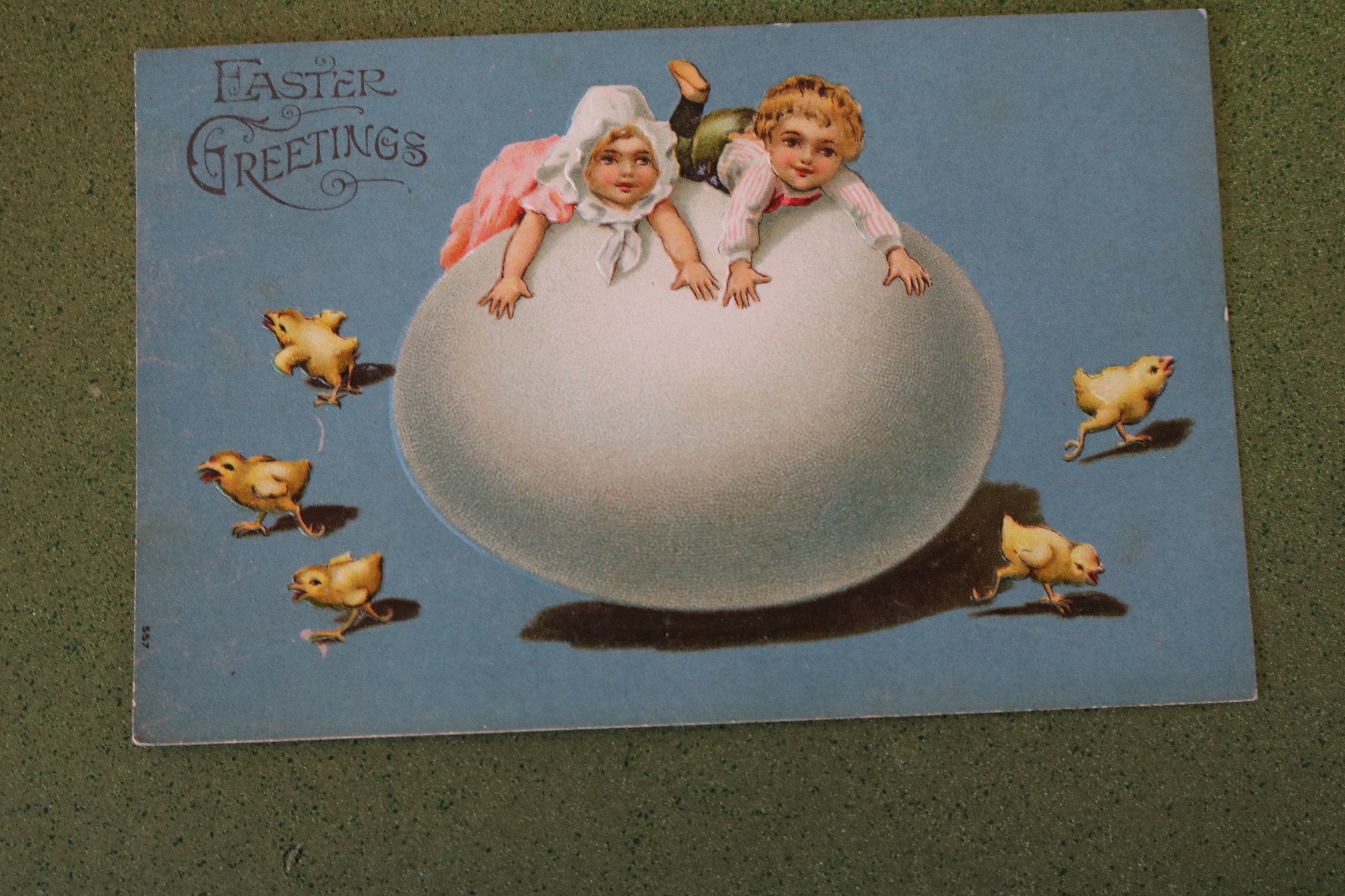 Set of Three EASTER GREETINGS Postcards Cards Children Animals - Etsy