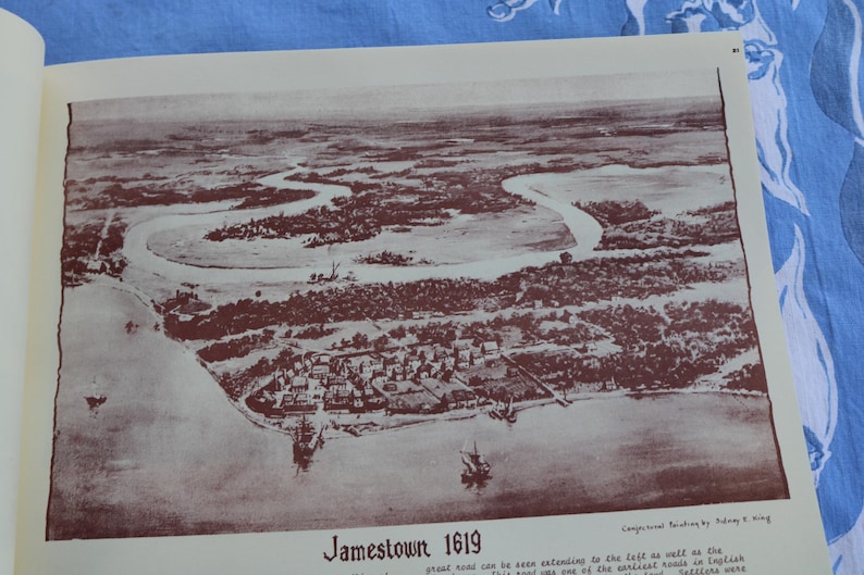 1963 Jamestown Story in Pictures Self Published Illustrated History ...