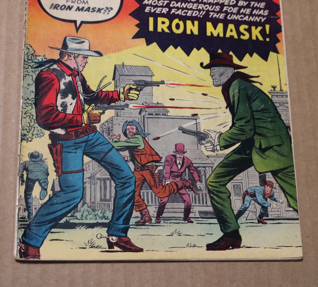 Marvel Comics KID COLT OUTLAW #110 First Appearance of Iron Mask 1963 ...