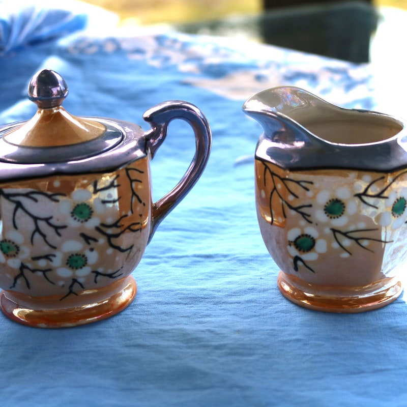 Lusterware Creamer - Etsy