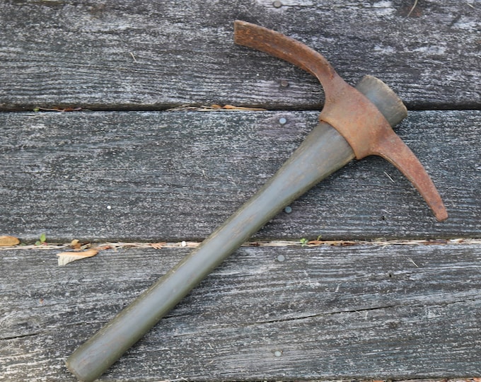 Early 1900s PICKAXE Trench Digger RUSTY Barn Find Antique Tool - Etsy