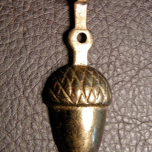 Three Pendulums 1950s Brass Made in GERMANY Acorn Star Fleur De Lis ...