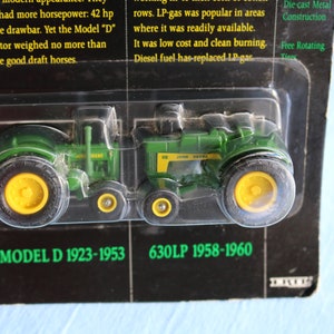 90s JOHN DEERE Model D Miniature Metal TRACTOR Toy Collectible by Ertl ...