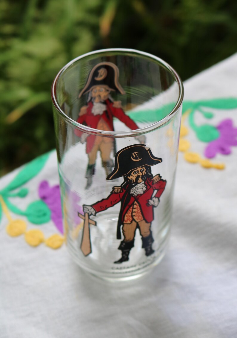 70s Mcdonalds CAPTAIN CROOK Drinking Glass Collectible Fast Food ...