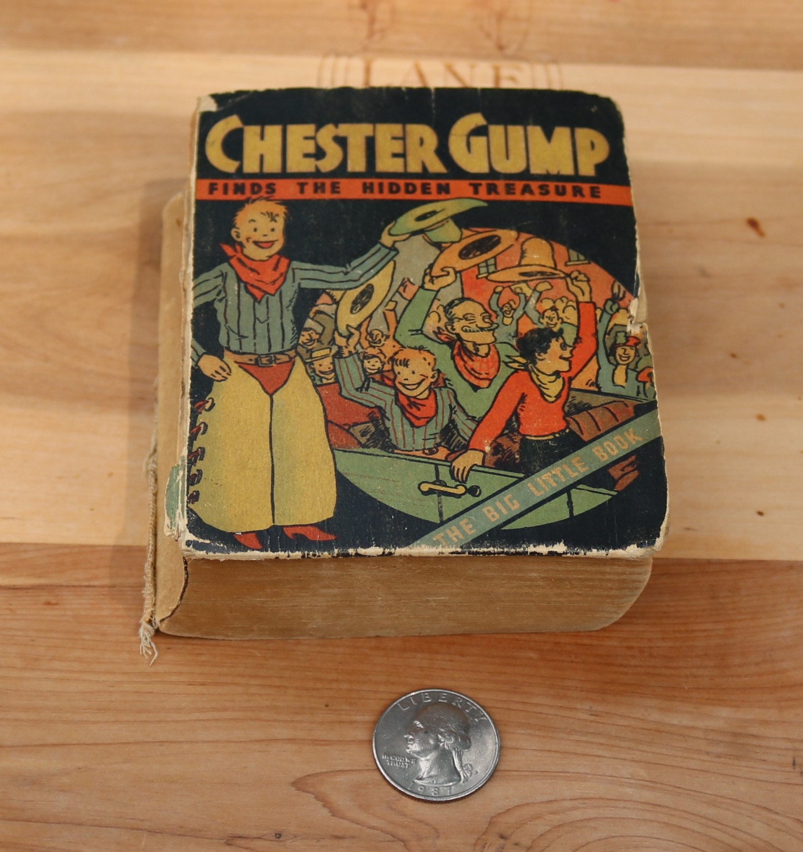 1934 CHESTER GUMP Finds the Hidden Treasure BOOK 766 Whitman - Etsy