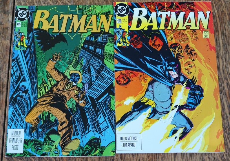 Assortment of DC BATMAN Comics From the 1990s Great Art and | Etsy