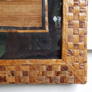 Primitive Tribal Art Work With Both VILLAGE SCENE and FRAME Done in ...
