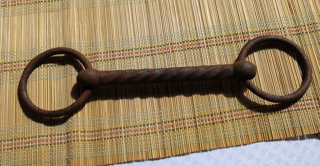 Late 1700s 1800's HORSE or Mule BIT Farm Barn Find Twisted and Hand ...
