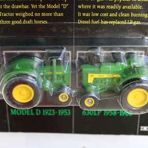 90s JOHN DEERE Model D Miniature Metal TRACTOR Toy Collectible by Ertl ...