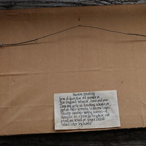 80's Folk Art THEOREM PAINTING Stencil Decorative Art Rocking Horse New ...