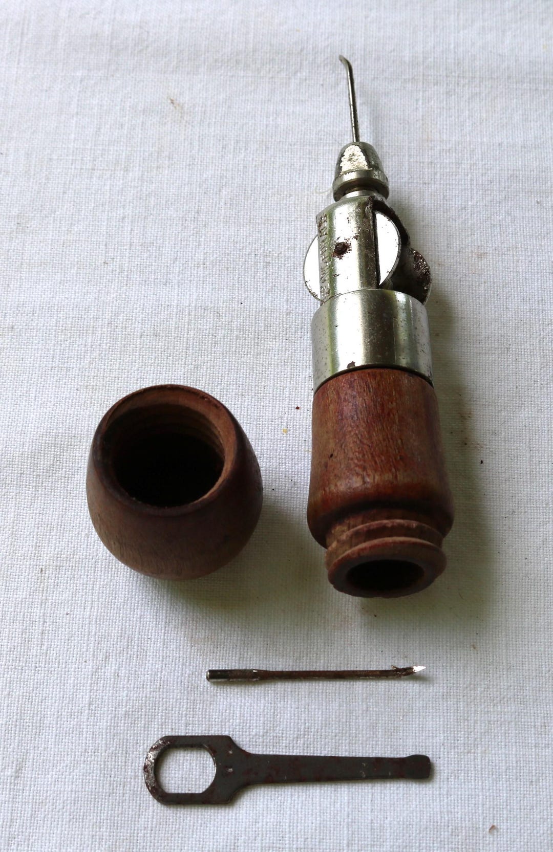 Vintage Wooden AWL for Sewing Leather Canvas Tool Supply - Etsy