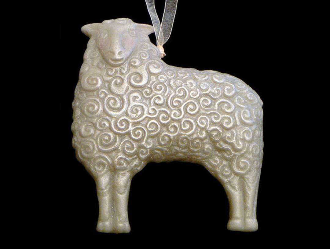 Handmade Artisanal Beeswax Ornament - SHEEP or LAMB - Etsy