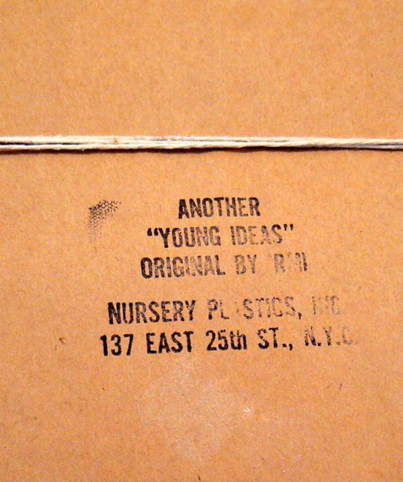 Mary Had a Little Lamb - Vintage 1950s Framed Nursery Plastics Collage ...