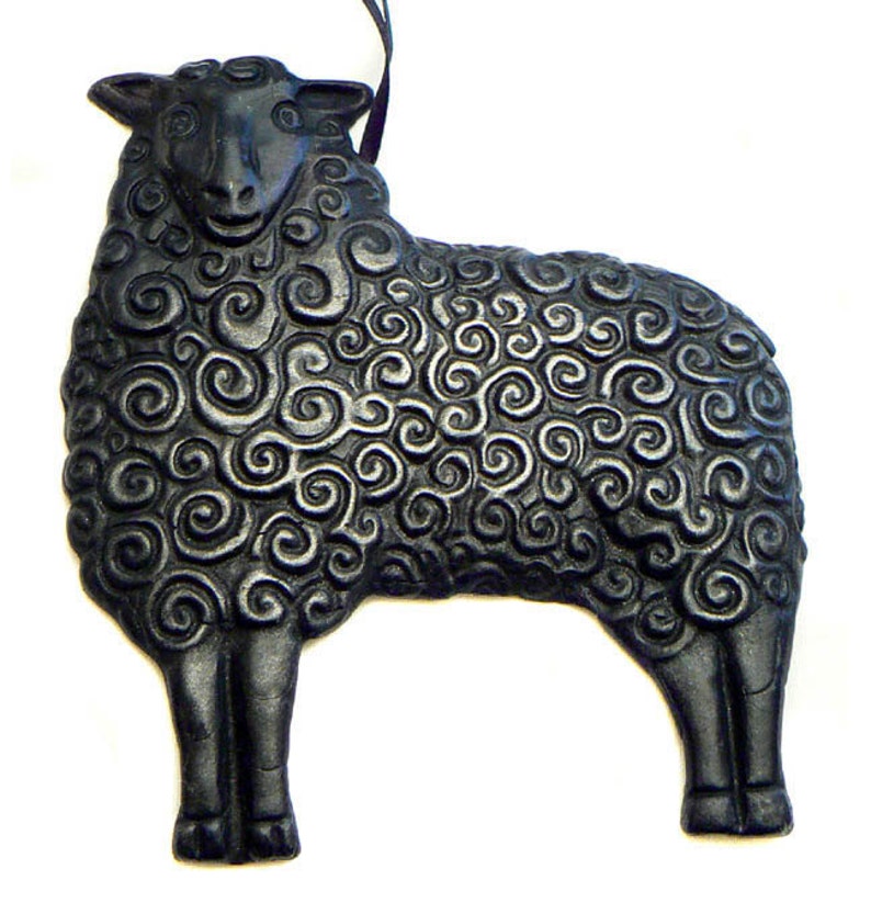 Handmade Artisanal Beeswax Ornament - SHEEP or LAMB - Etsy
