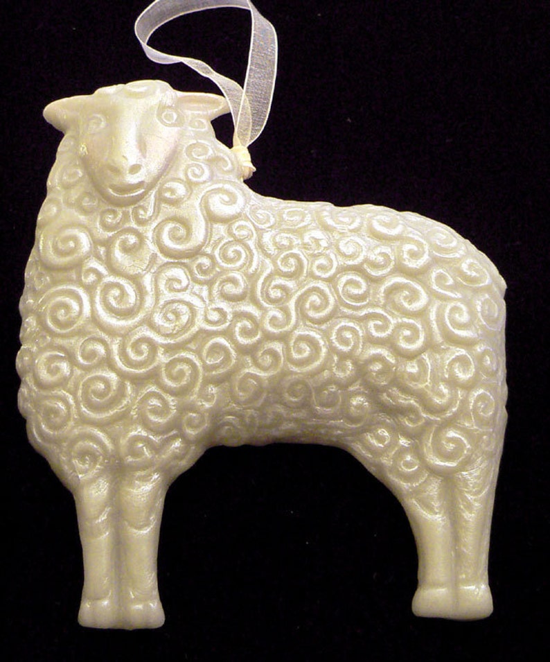Handmade Artisanal Beeswax Ornament - SHEEP or LAMB - Etsy