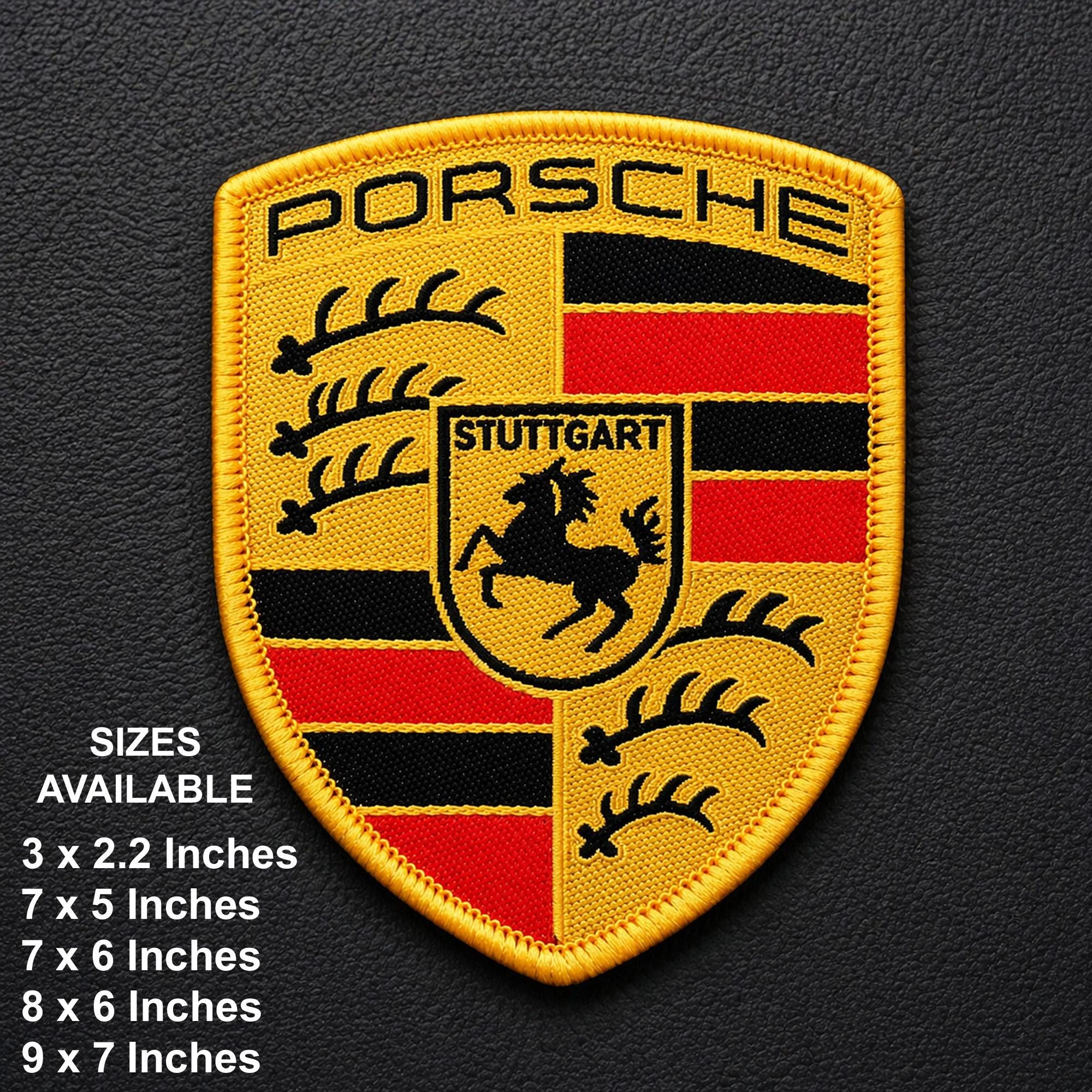 Porsche Racing Logo Patch Motorsport Embroidered Patch Car Racing Style ...