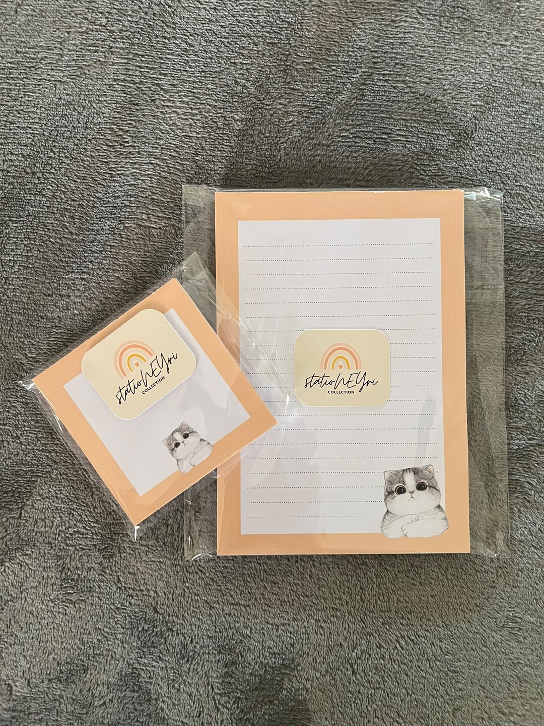Cute CAT Notepad Memopad Set - Etsy