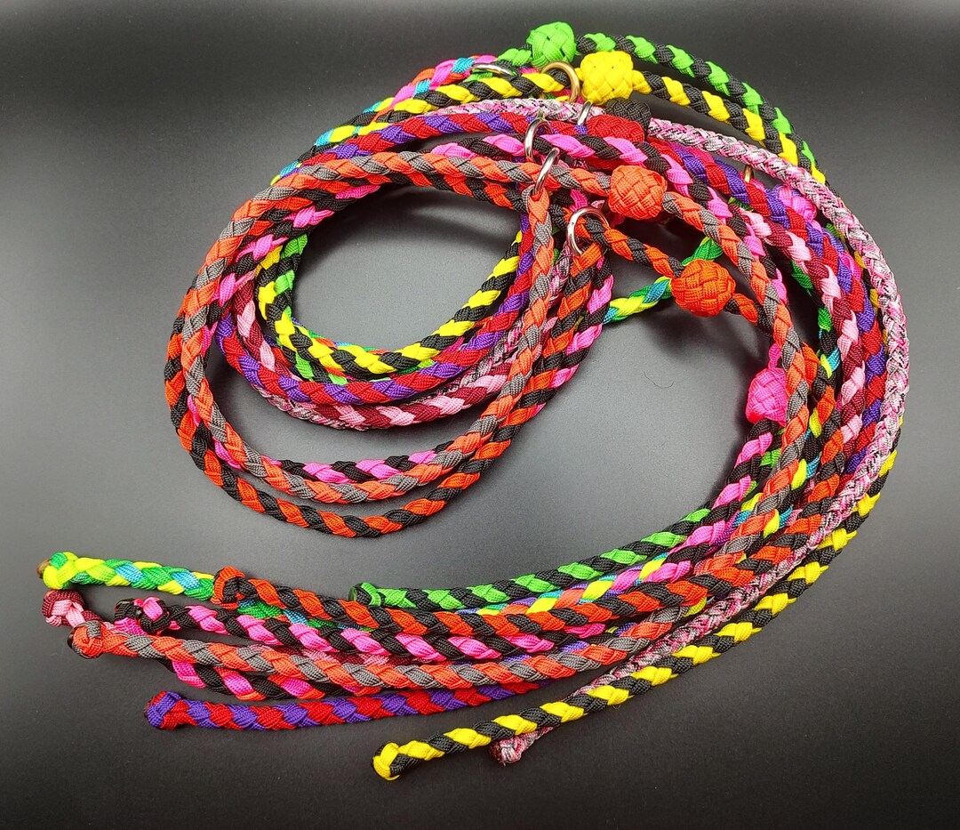 35" Braided Paracord Slip Tab, Suppression Collar - Etsy