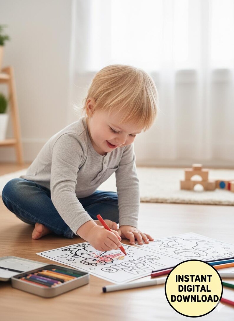 Dinosaur Affirmation Coloring Pages – Kids Positive Quote Activity ...
