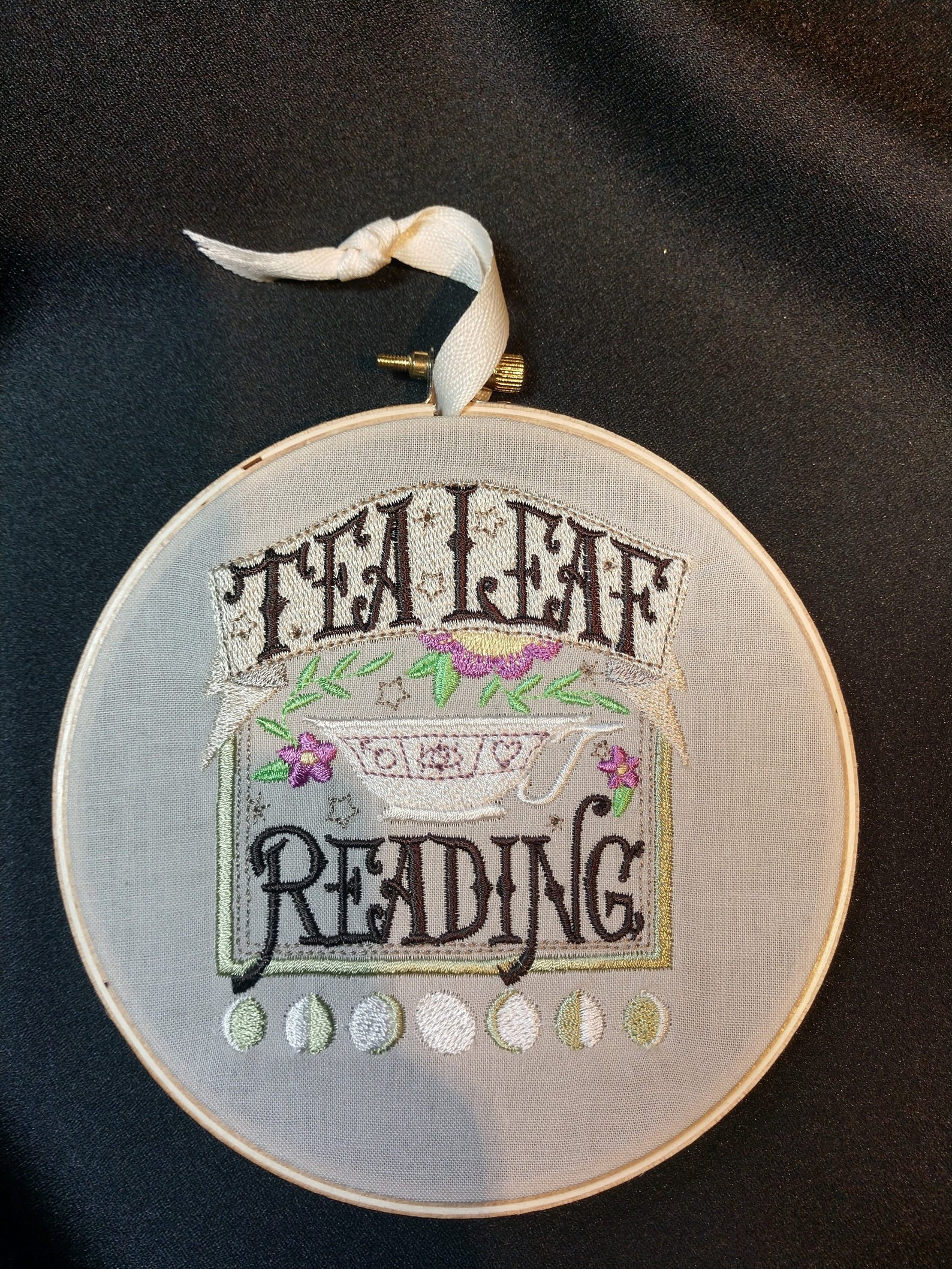 Tea Leaf Reading Embroidery Hoop Wall Hanging - Etsy