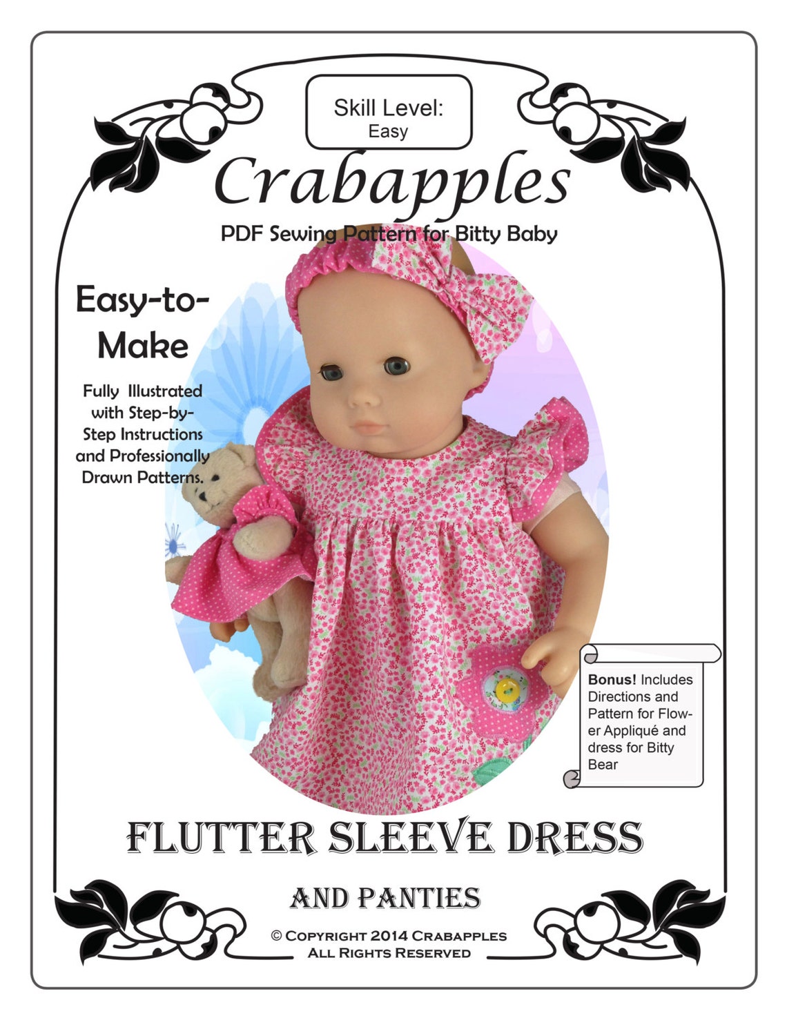 PDF Sewing Pattern, to Fit 18