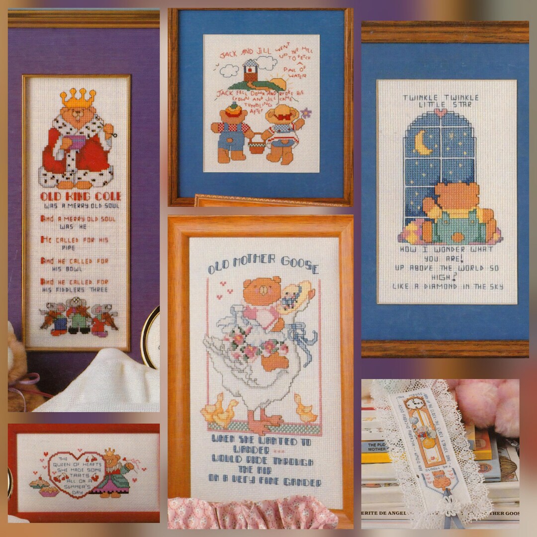 Nursery Rhyme Cross Stitch Pattern Bundle III PDF - - Etsy