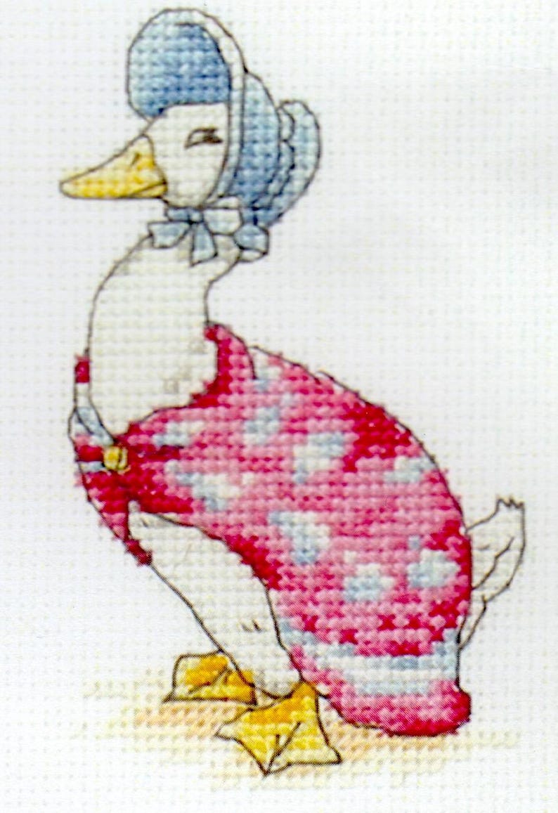 Beatrix Potter Duck & Chicks Cross Stitch Pattern – Nursery Sampler ...