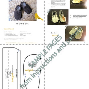 Slip-on Shoe PDF (INSTANT DOWNLOAD Sewing Pattern) - Etsy