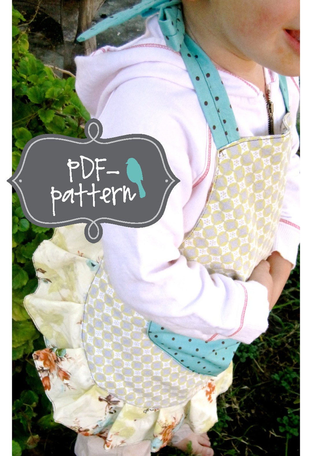 Little Girl Apron PDF (INSTANT DOWNLOAD Sewing Pattern) - Etsy