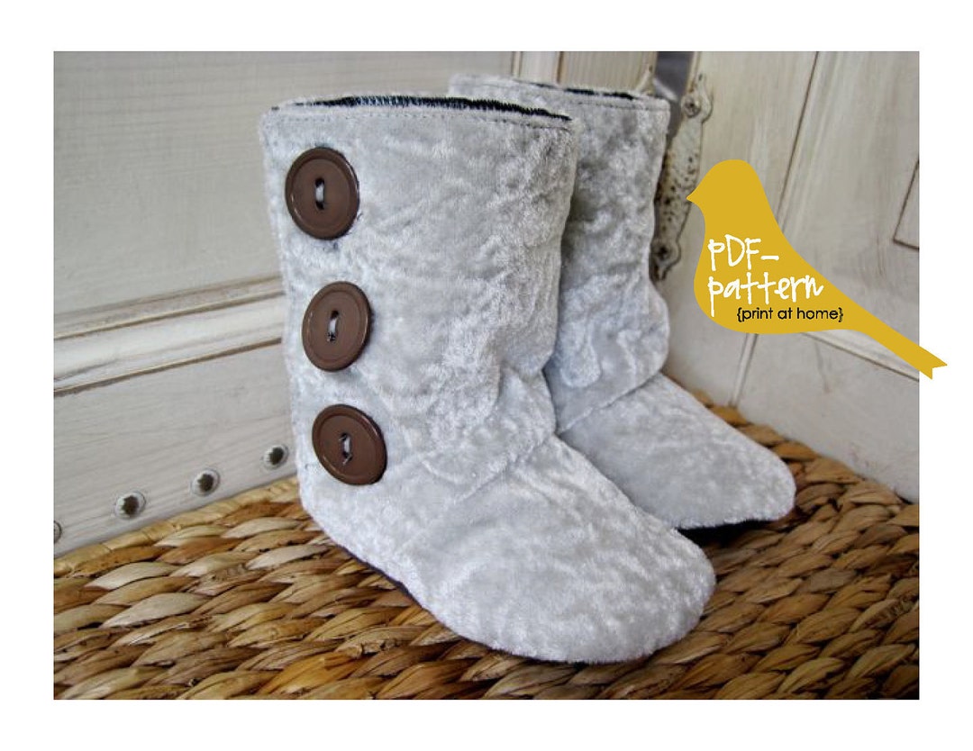 High-top Boots PDF (INSTANT DOWNLOAD Sewing Pattern) - Etsy