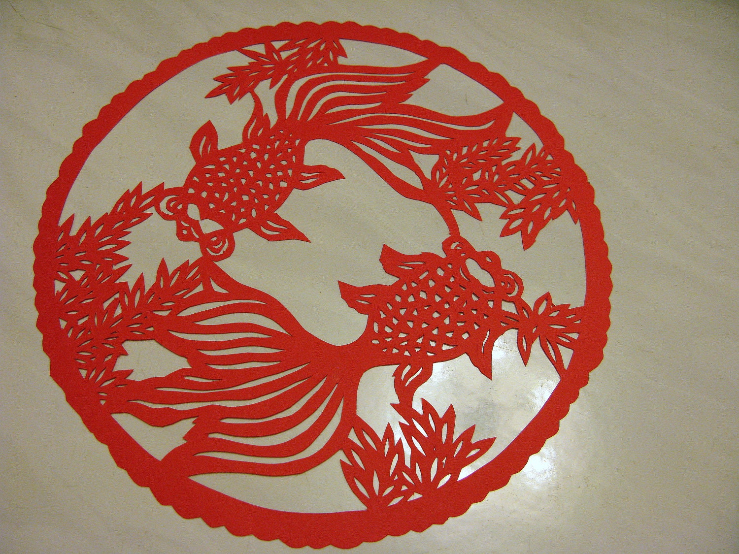 tranditional-chinese-paper-cut-art-goldfish-etsy