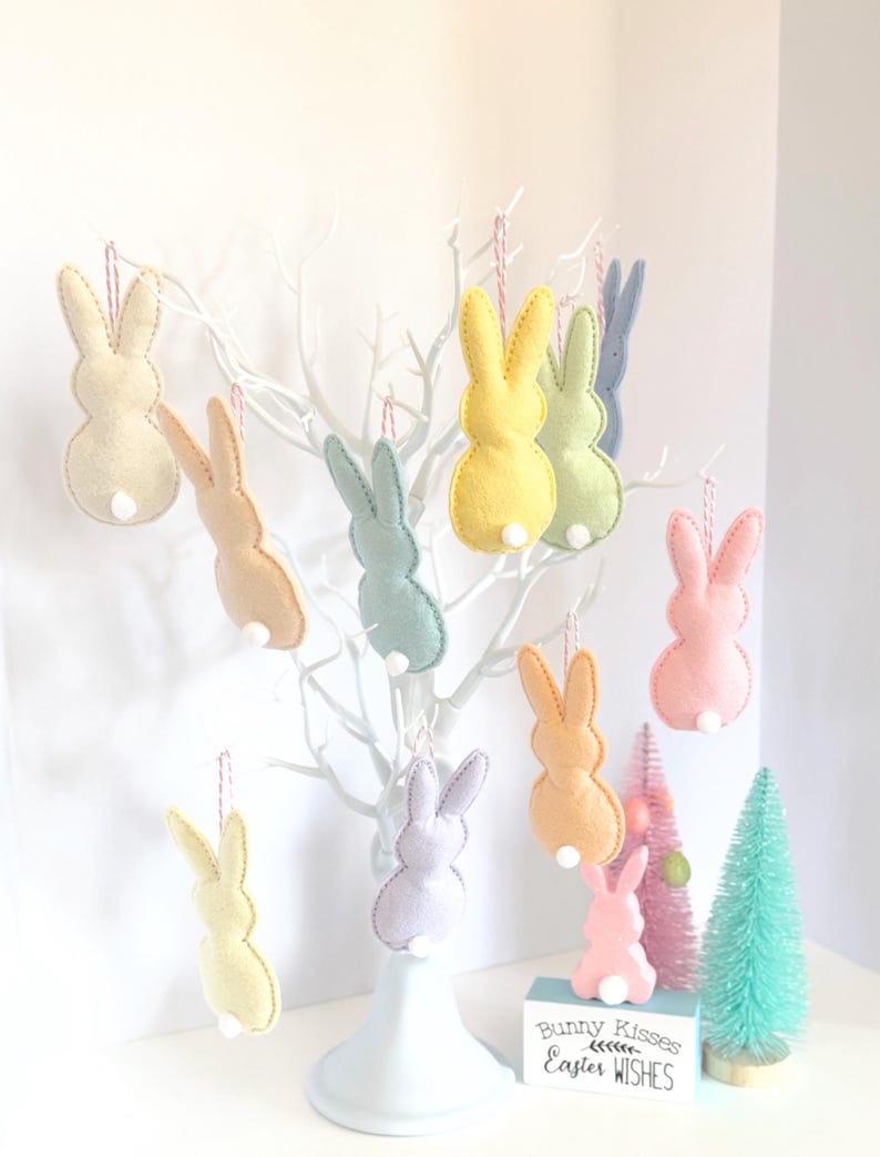 Easter Bunny Garland Kit | DIY Felt Craft | Spring Palette | Craft Kit ...