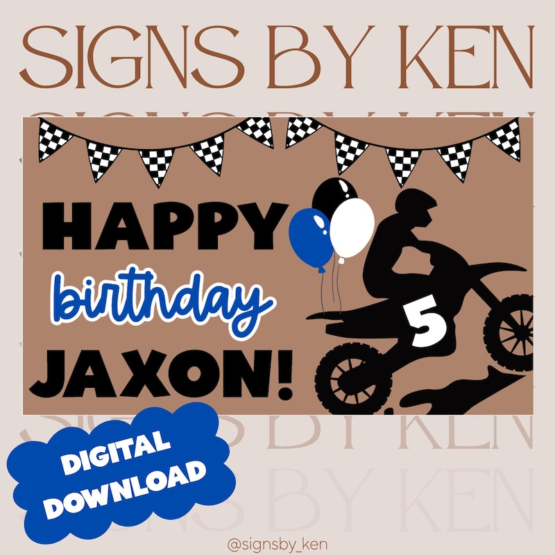 Painted Brown Paper Signs - Etsy