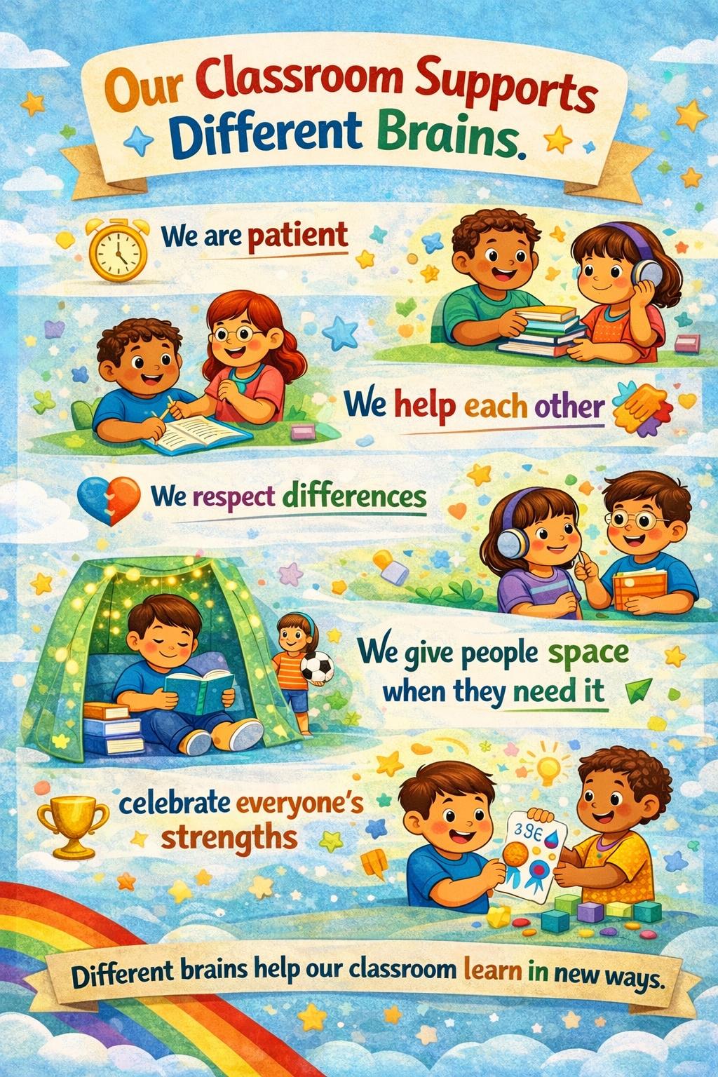 Neurodiversity Classroom Posters | Autism, ADHD Inclusion Display ...