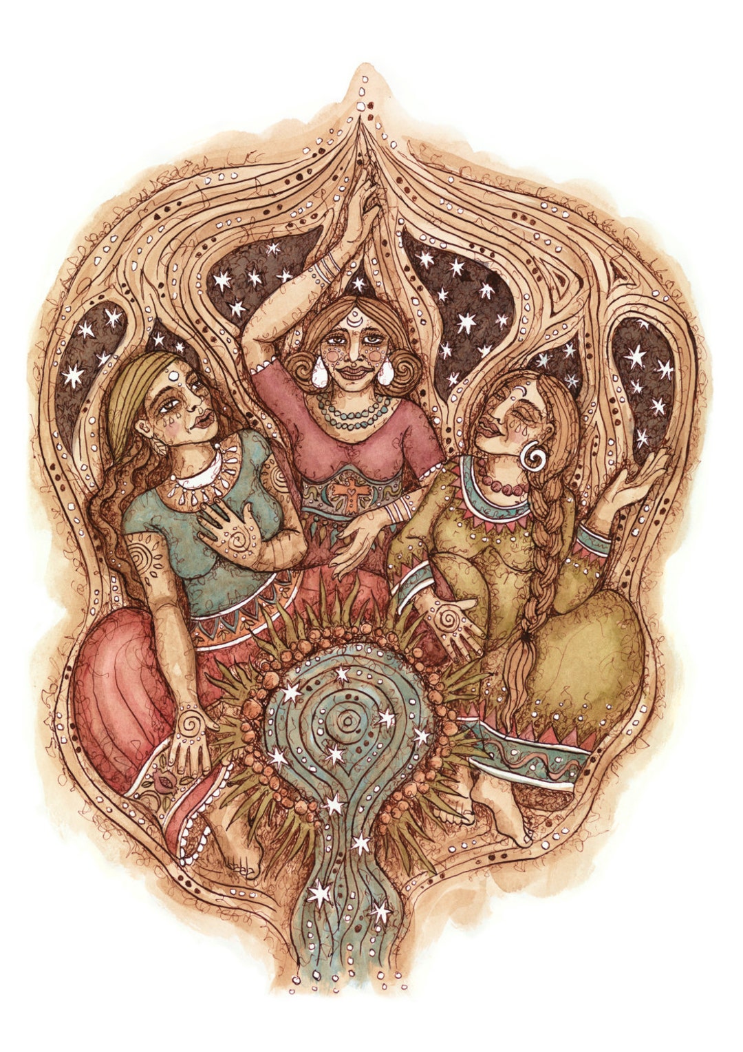 PRINT Three Sisters - Etsy