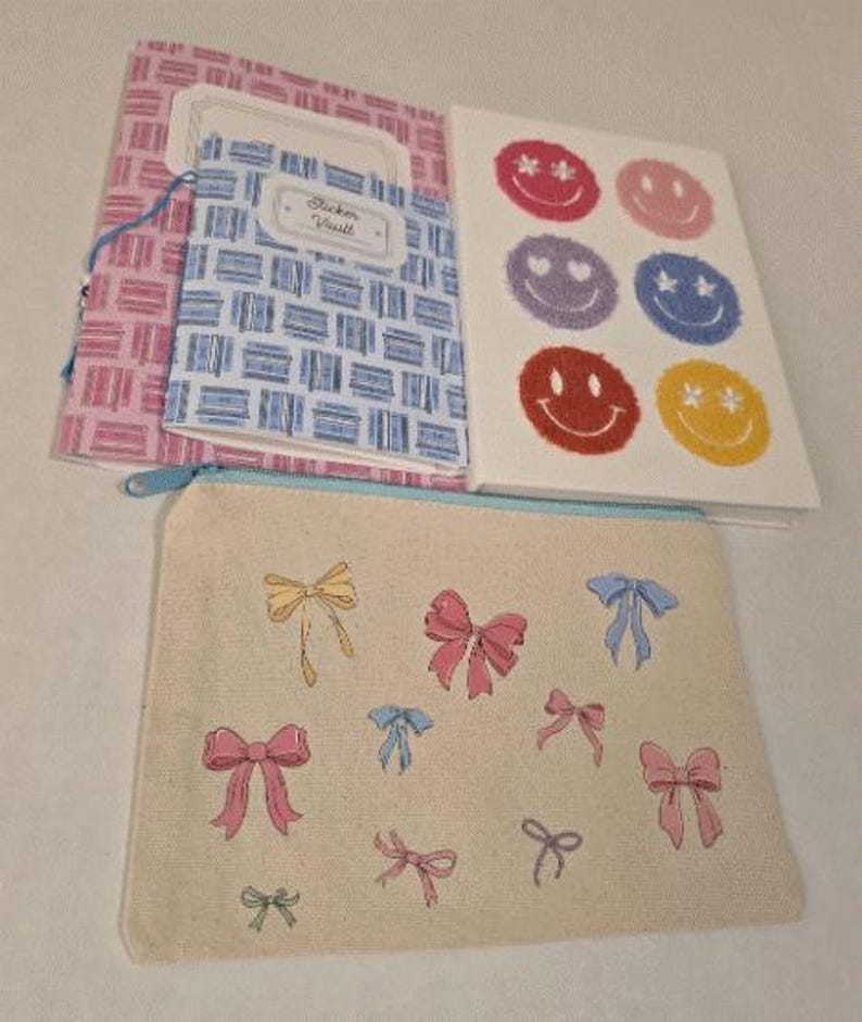 Smiley Face Stationery Bundle | Journal Set, Stickers, Kawaii School ...