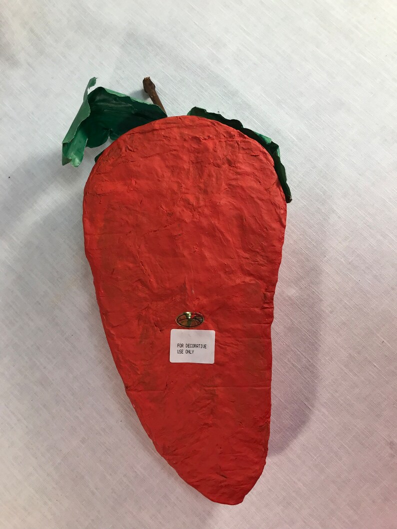 Paper Mache Carrot - Etsy