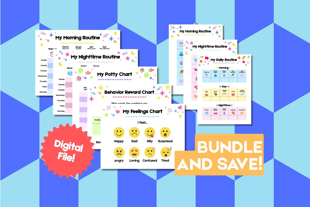 Toddler Routine & Behavior Bundle | Complete Printable Parenting ...